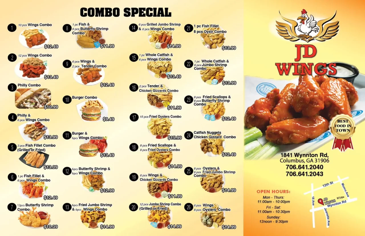 JD Wings | Online Order | Columbus | GA